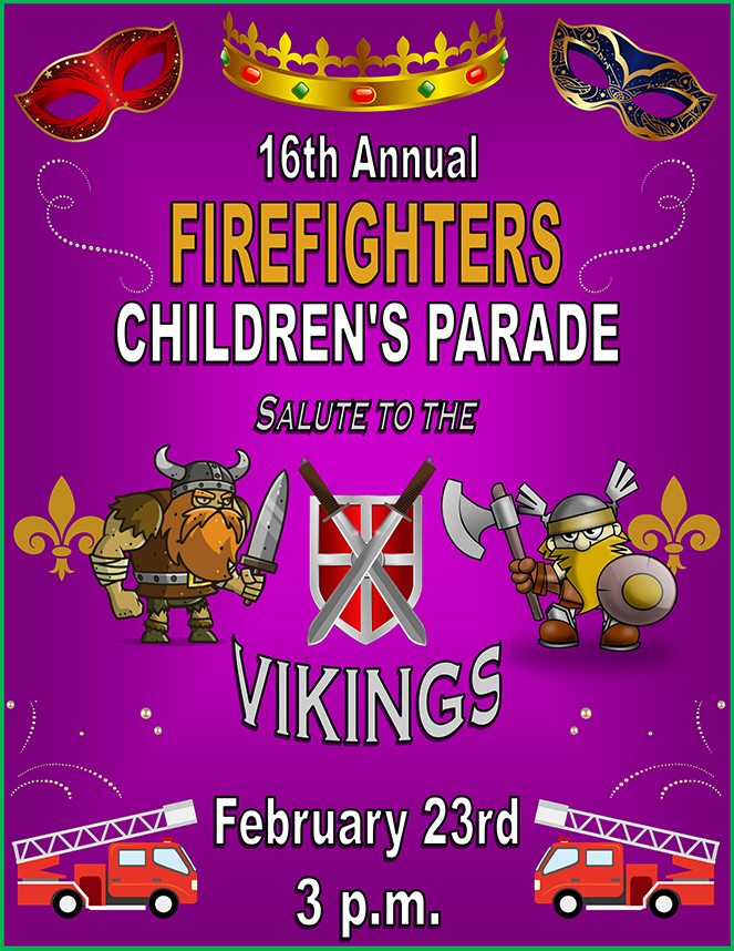 Firefighters Childrens Parade Krewe